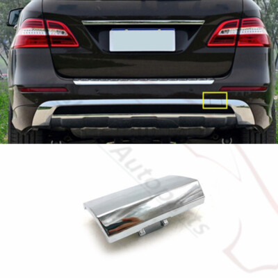 1668851423 Chrome Rear Bumper Tow Eye Hook Cover For Mercedes W166 ML ...