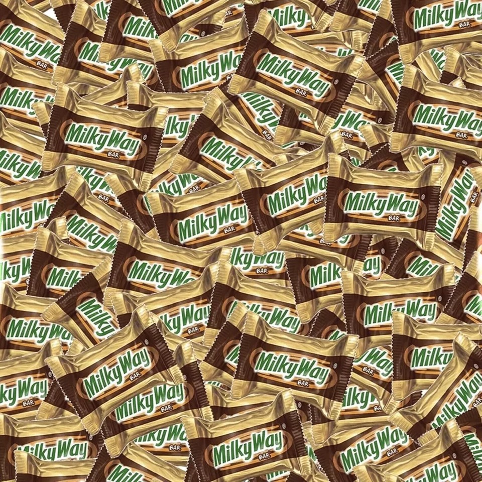 MILKY WAY Minis Milk Chocolate, Individually Wrapped, Bulk Candy Bars ...
