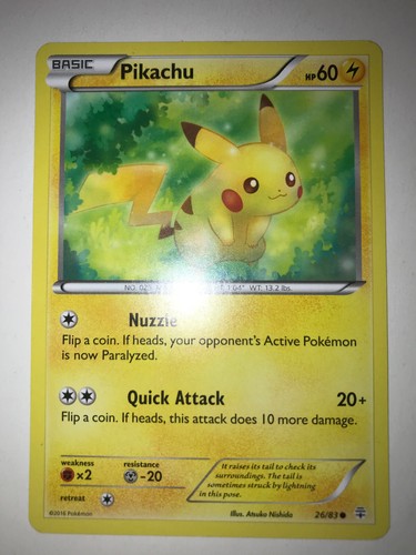 Pikachu 26/83 XY Generations NM/LP Pokemon TCG Card | eBay