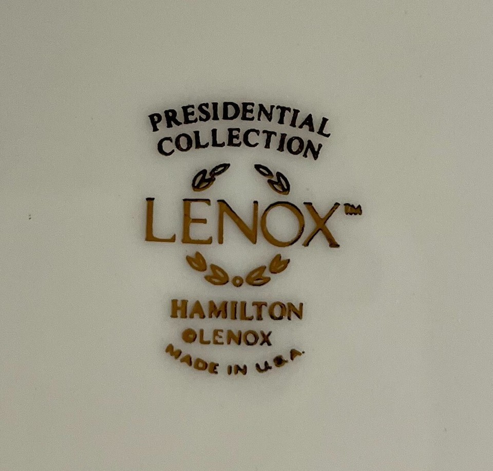 8 Lenox Hamilton Cups And Saucers | eBay