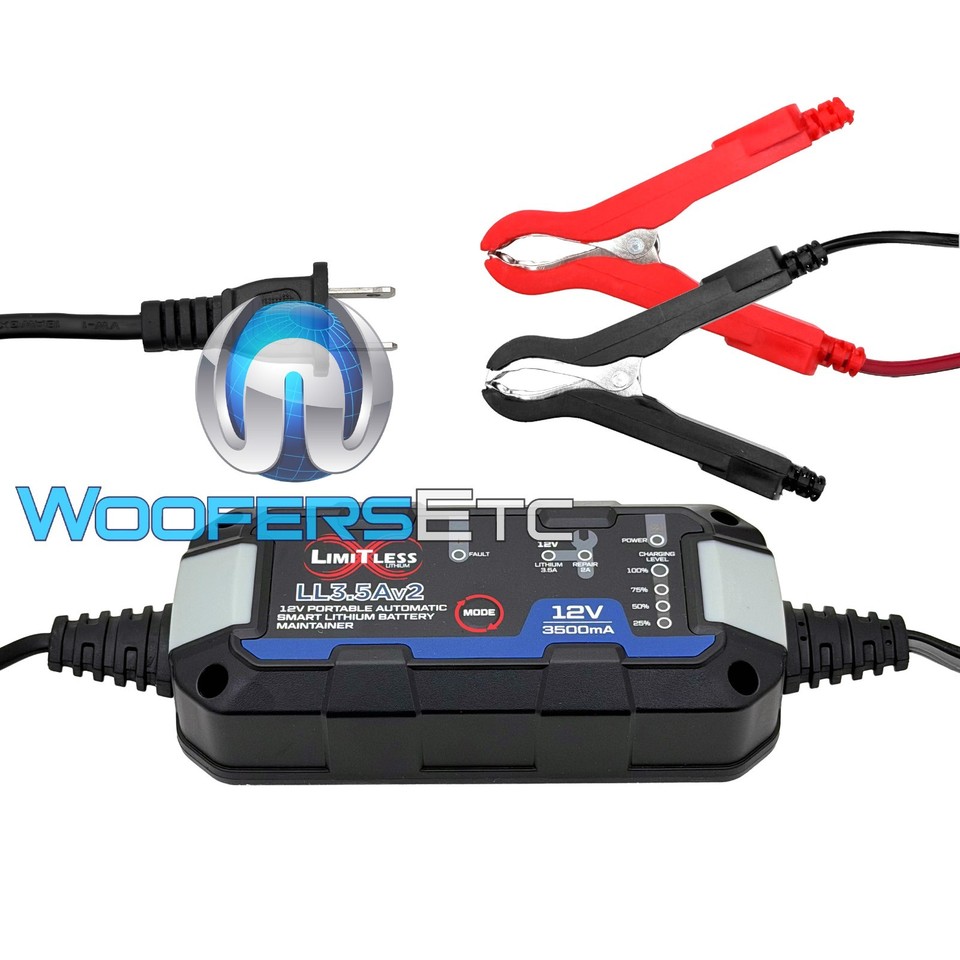 OPEN BOX LIMITLESS LITHIUM NANO HD BATTERY 3.5 AMP LIFEPO 4 SMART ...