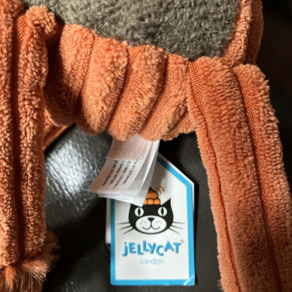 Jellycat Cordy Roy Fox Plush Activity Baby Toy Orange Corduroy Fall ...