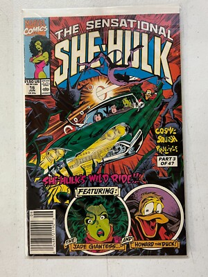 Sensational She-Hulk #16 Marvel Comics 1990 Howard the Duck Appearance ...