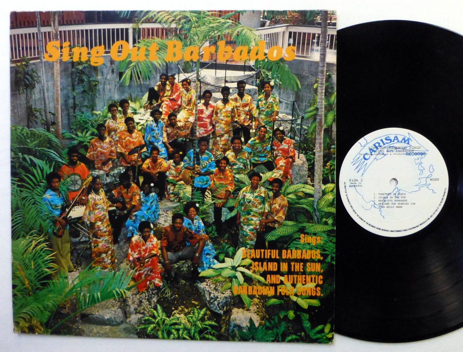 SING OUT BARBADOS Barbadian Folk Songs LP calypso 1978 reggae #1676 | eBay
