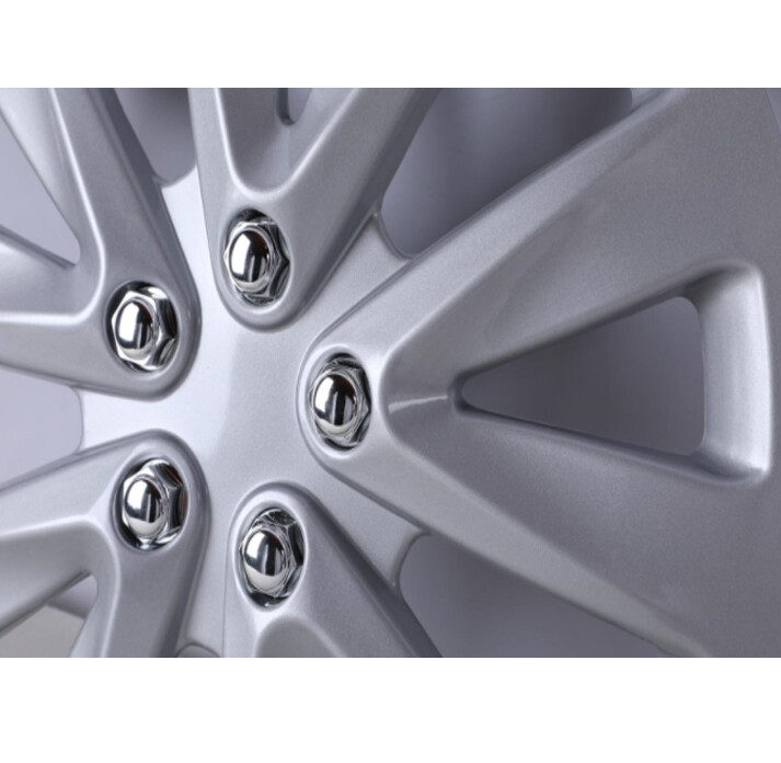 16" Set Of 4 Silver Wheel Covers Full Rim Snap On HubCaps For Car Truck ...