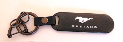 Mustang Carbon Pony Horse Key Chain Fob Ring Keychain GT 500 Cobra ...