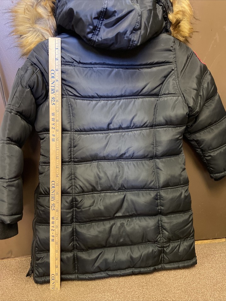 Canada Weather Gear Youth Size Small Faux Fur Long Puffer Coat | eBay
