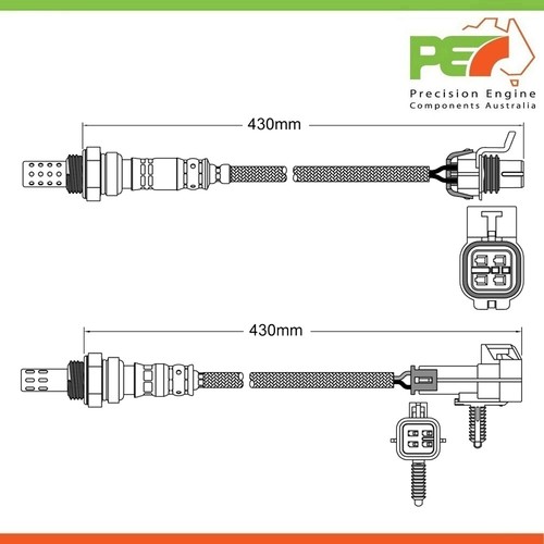 2x New * OEM * Pre-Cat & Post-Cat Oxygen Sensors For Hummer H2 6.0L | eBay