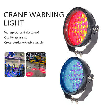 Crane Safety Warning Lights for Large Cranes Red and Blue Spotlight ...