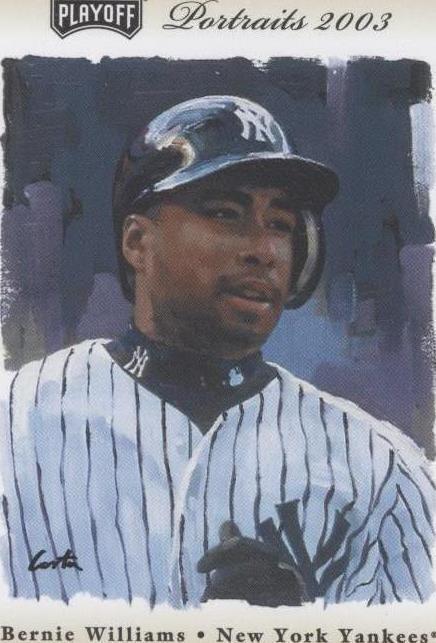 2003 Playoff Portraits - Bernie Williams #53 Beige /250 for sale online ...