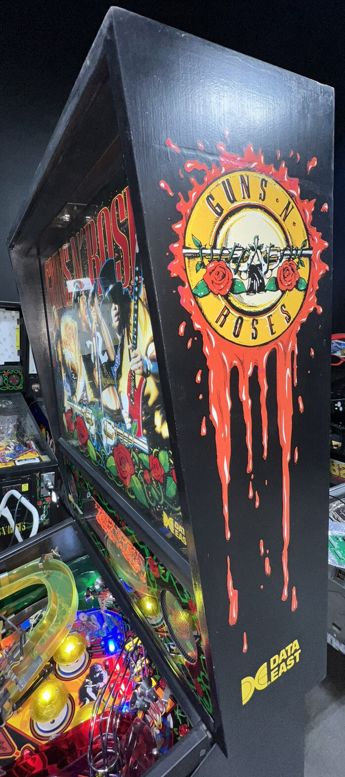 Guns n Roses GNR Data East 1994 Pinball Machine Orange County Pinballs ...