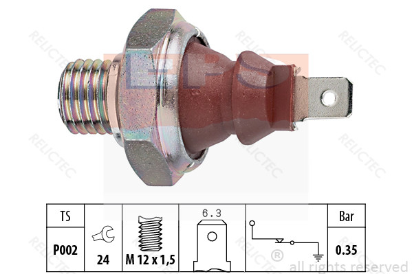 Oil Pressure Switch Sensor MB BMW Smart VW Puch:450,E30,904,E28,901 ...