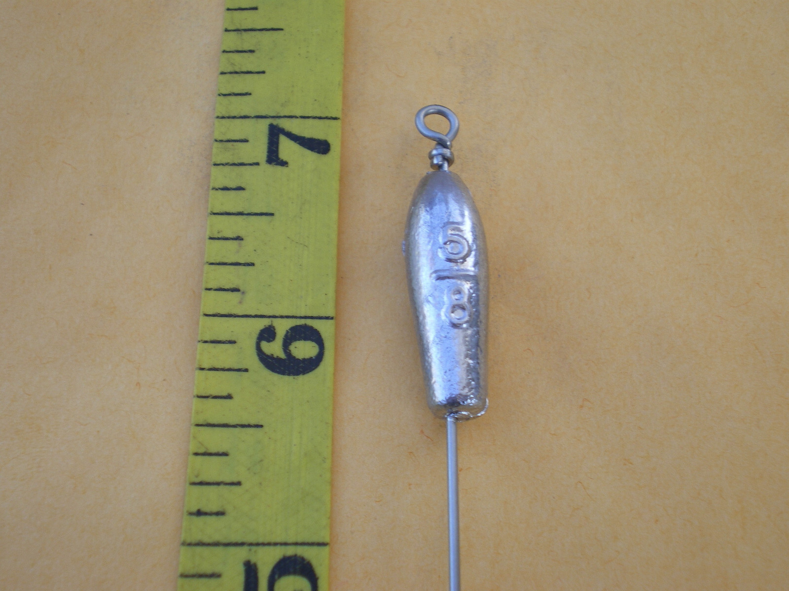 10 PCS. NO SNAG BOTTOM BOUNCER/TROLLING SINKER 5/8 OZ. S. STEEL WIRE ...