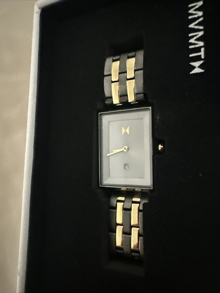 MVMT 28000176-D Women's Signature Square Two-Tone Stainless Steel Watch ...