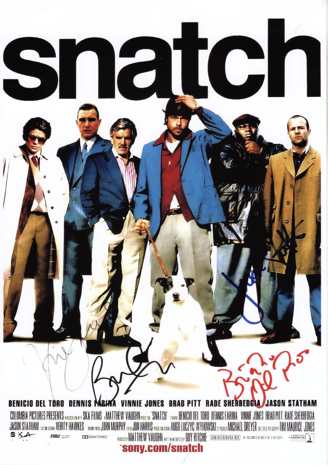 SNATCH CAST AUTOGRAPH SIGNED PP PHOTO POSTER POSTER | eBay UK