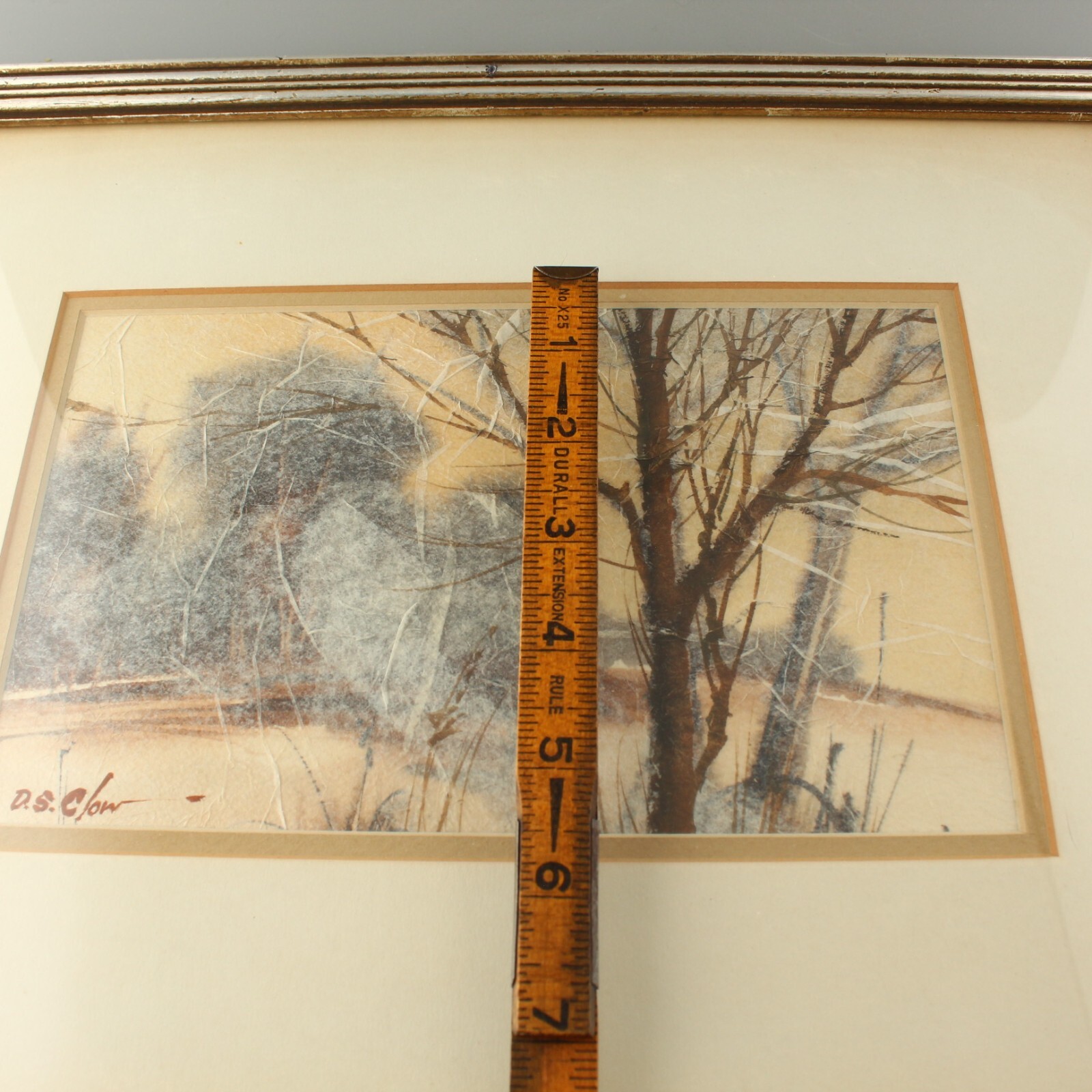 David Clow (1940-2022) Watercolor Painting Multimedia Landscape Kansas ...