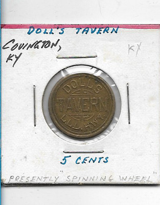 Covington, KY Trade Token DOLL'S TAVERN 5 | eBay