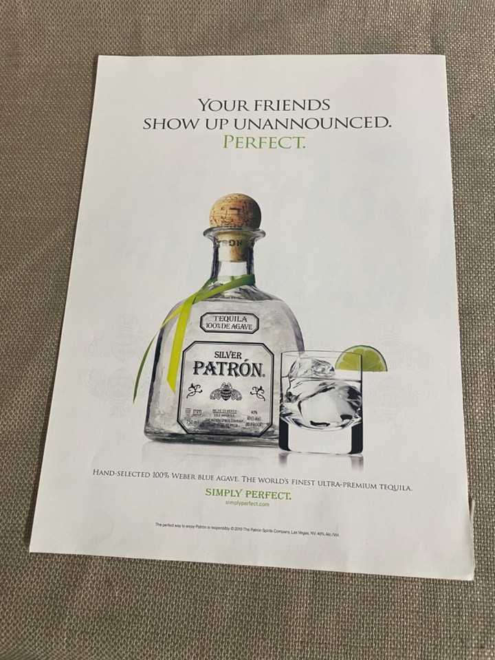Patron Your Friends Show Up Unannounced Perfect Magazine Advertisement ...