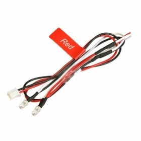 Red LED 2-Light Set for 1/10 RC Cars, Compatible with LED-01/06 ...