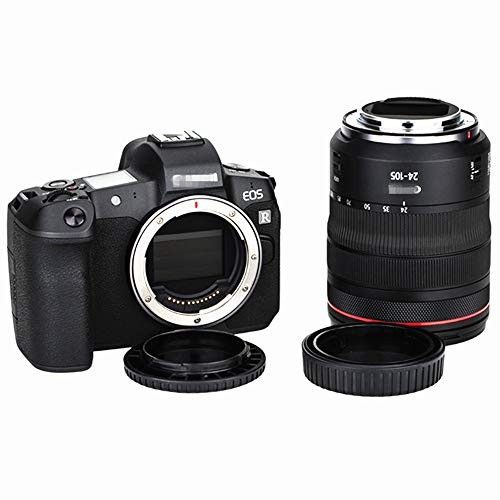Two Pairs of JJC Camera Body Caps + Rear Lens Caps for Canon EOS R50V ...