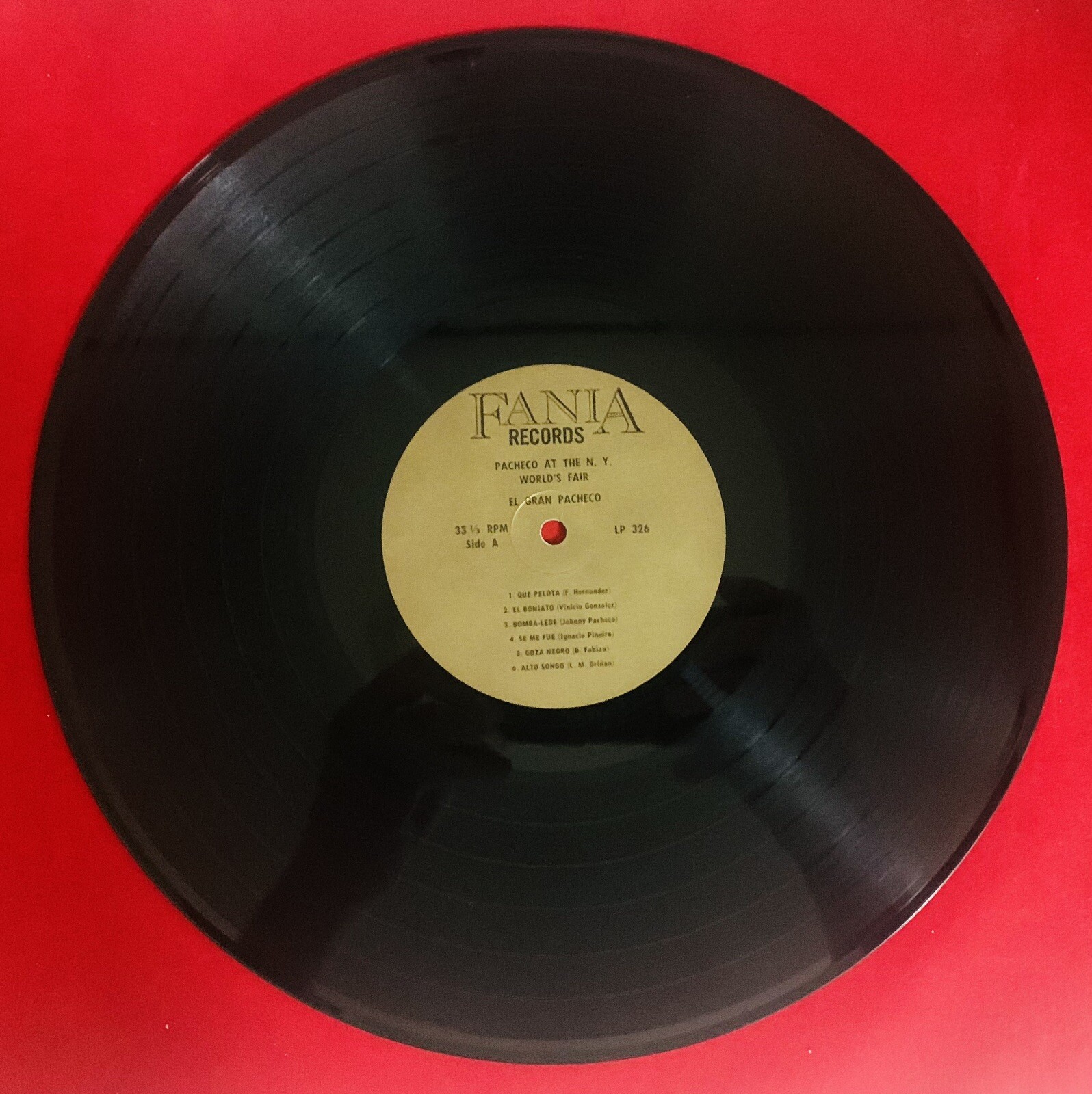Pacheco At The N.Y. World's Fair (1964) Fania Gold Mono (Vinyl VG++) | eBay
