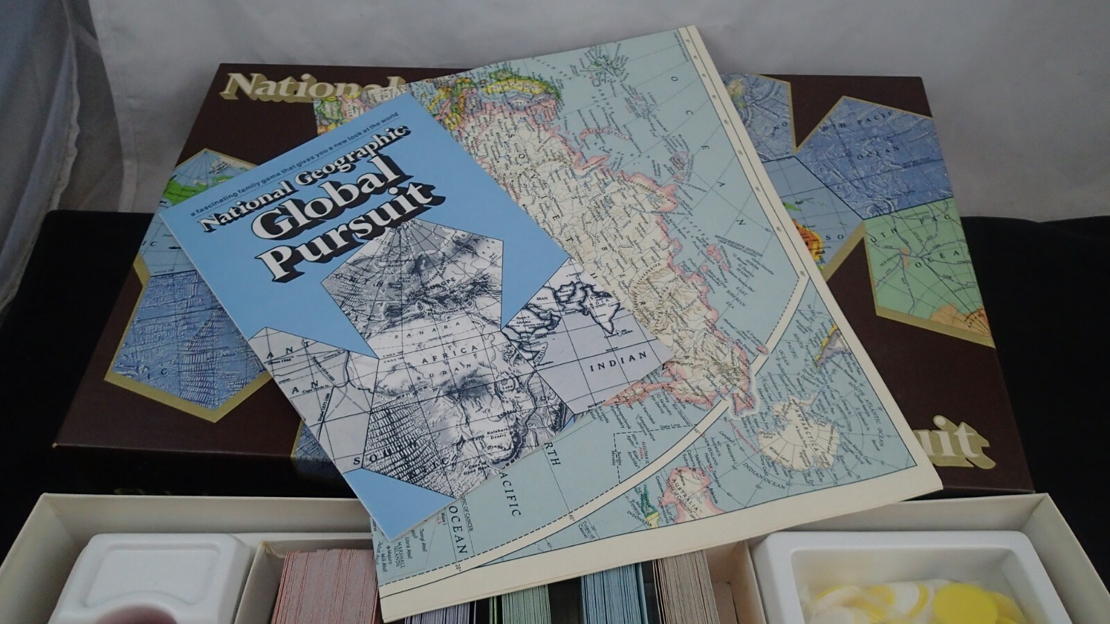 1987 National Geographic GLOBAL PURSUIT Geography Game in Excellent ...