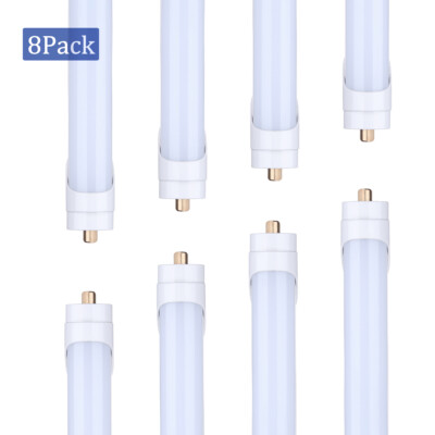 8 Pack T8 8FT FA8 Single Pin Led Tube Light Bulbs 45W 8Foot Led Shop ...