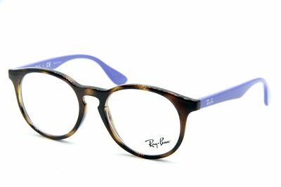 BRAND NEW RAY BAN RB 1554 3727 TORTOISE BLUE AUTHENTIC EYEGLASSES RX 48 ...