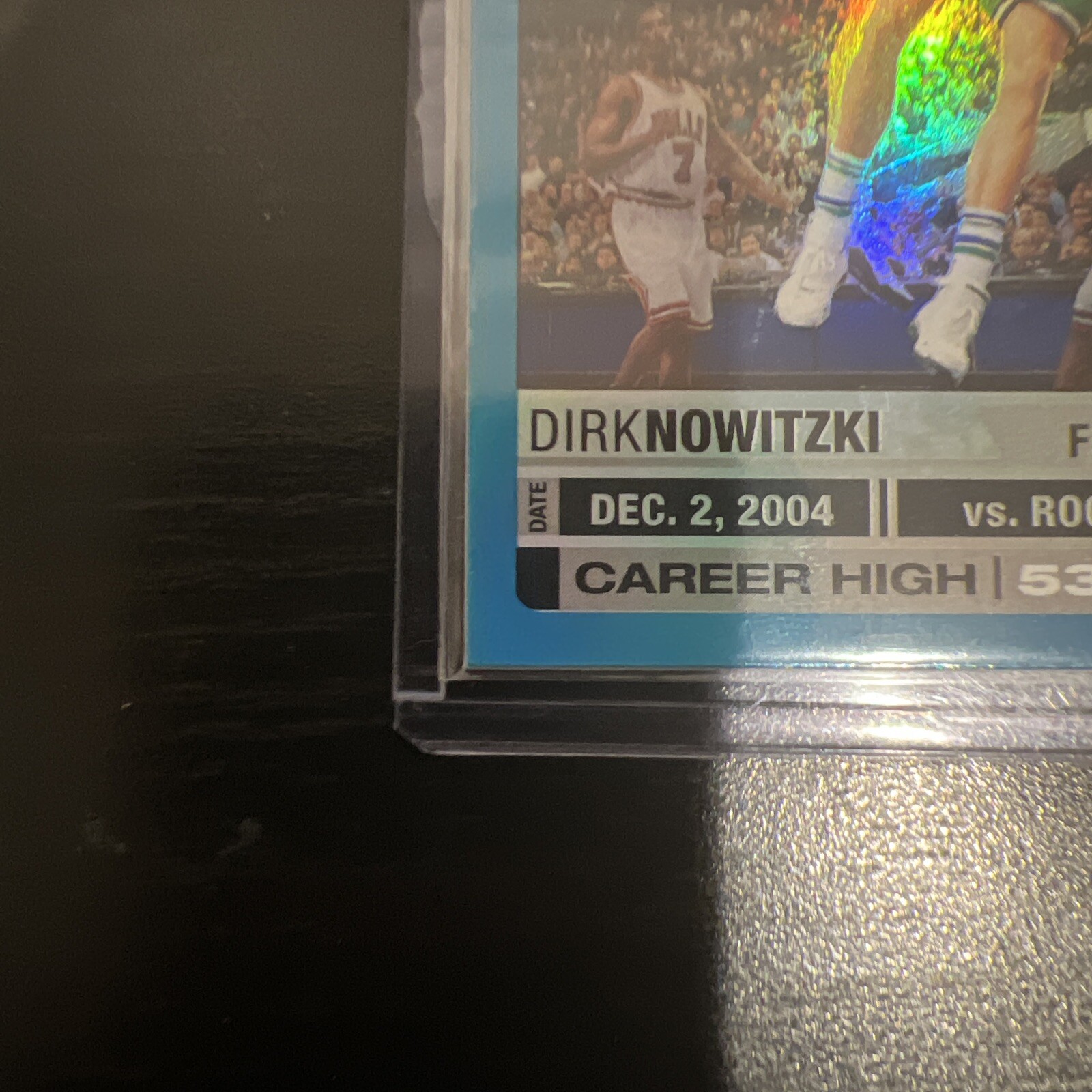 2005 Topps Blue Refractor /33 Dirk Nowitzki | eBay
