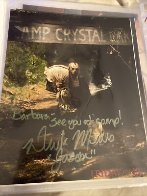 Derek Mears signed Jason Voorhees Friday The 13th 8x10 Photo | eBay