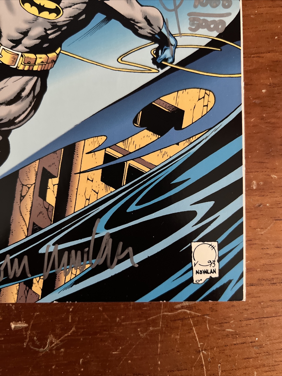 BATMAN #500 (KNIGHTFALL #19) Signed by Joe Quesada and Kevin Nowlan w ...