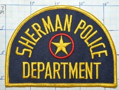 TEXAS, SHERMAN POLICE DEPT PATCH | eBay