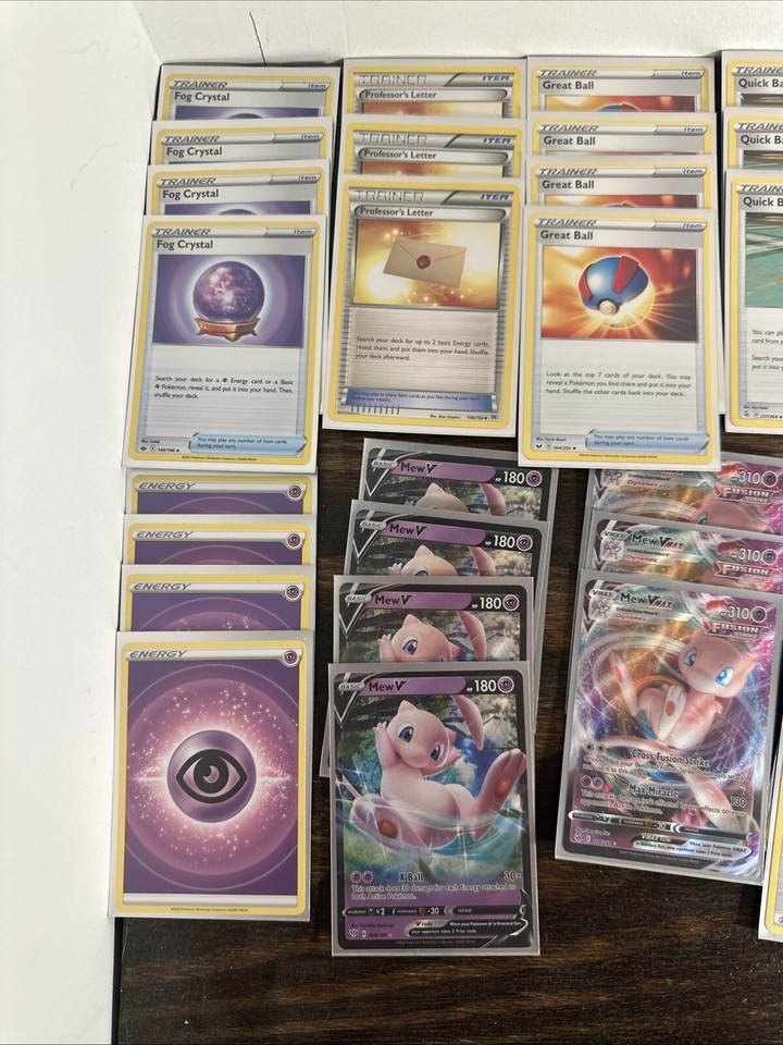 Pokemon COMPLETE! Mew V & VMAX Genesect V Battle Deck (not world ...