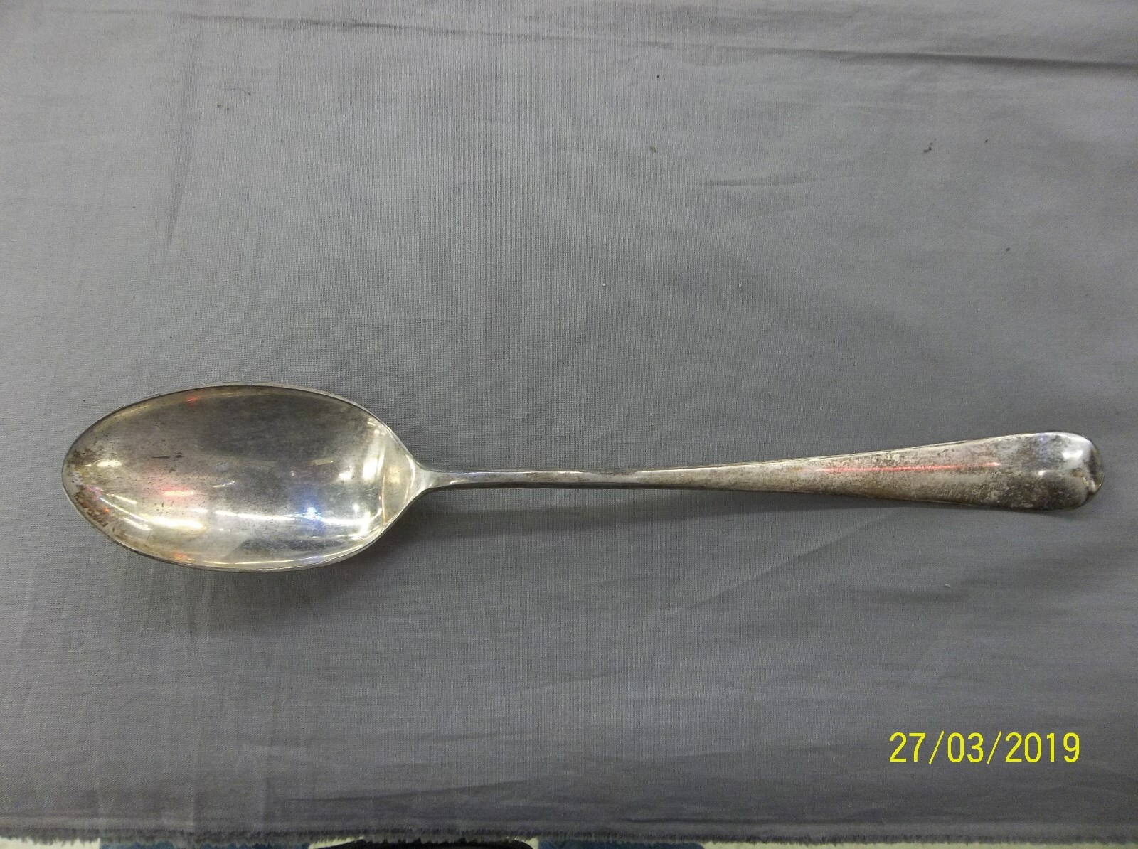 Vintage Gerity G-48 Large Silver Plate 13" Serving Spoon | eBay