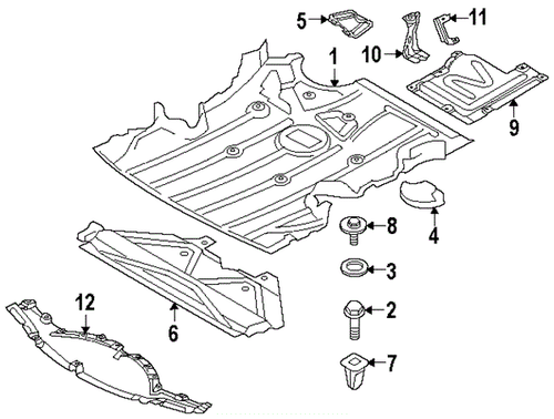BMW 07146976114 GENUINE OEM RR FENDER LINER NUT | eBay