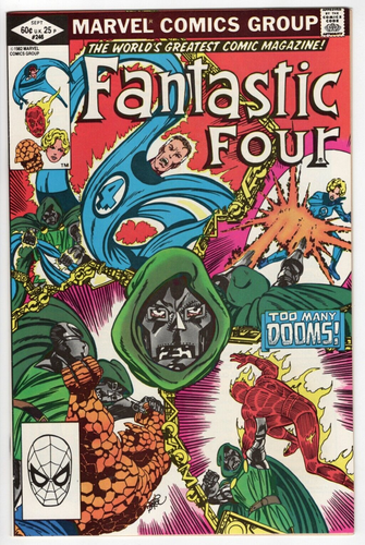 Fantastic Four #246 Marvel Comics (1982) Puppet Master Doctor Doom John ...