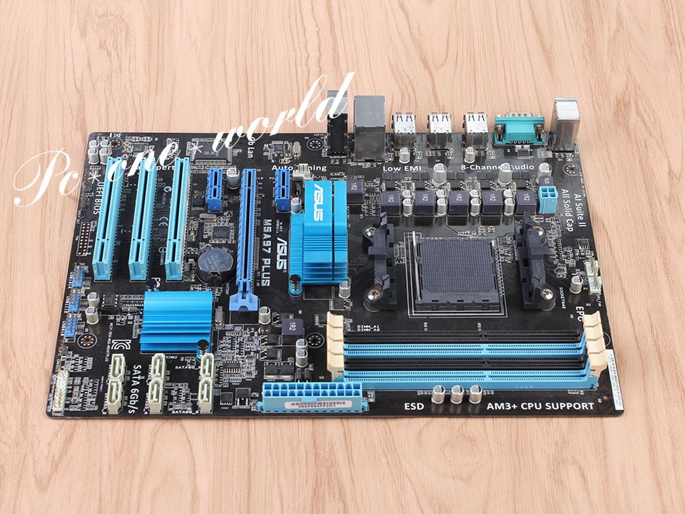 ASUS M5A97 PLUS motherboard Socket AM3+ AMD 970 DDR3 ATX 100% working ...