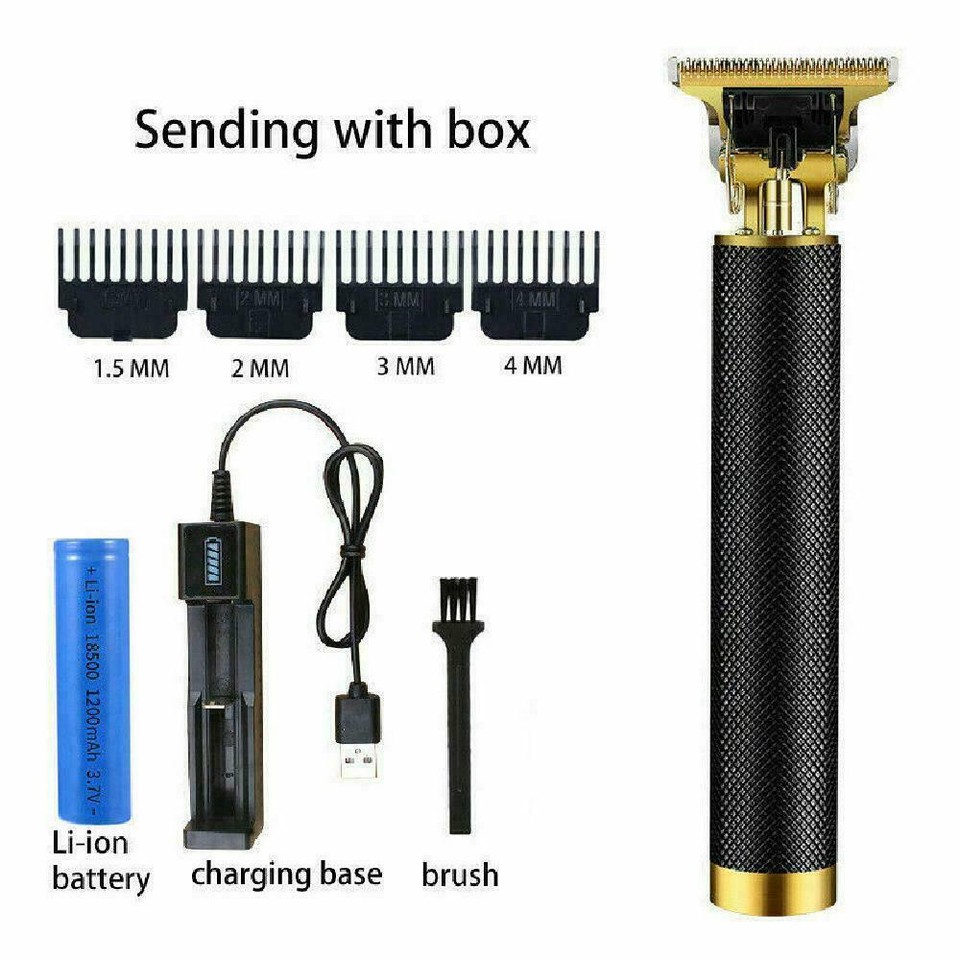 Men Pro Hair Clippers Trimmer Shaving Machine Hair Cutting Cordless ...