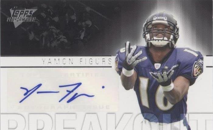 2007 Topps Performance - Breakout Autographs Yamon Figurs #BA-YF Silver ...