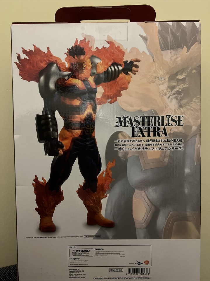 Bandai My Hero Academia World's Heroes Mission Endeavor Masterlise Extra Figure | eBay