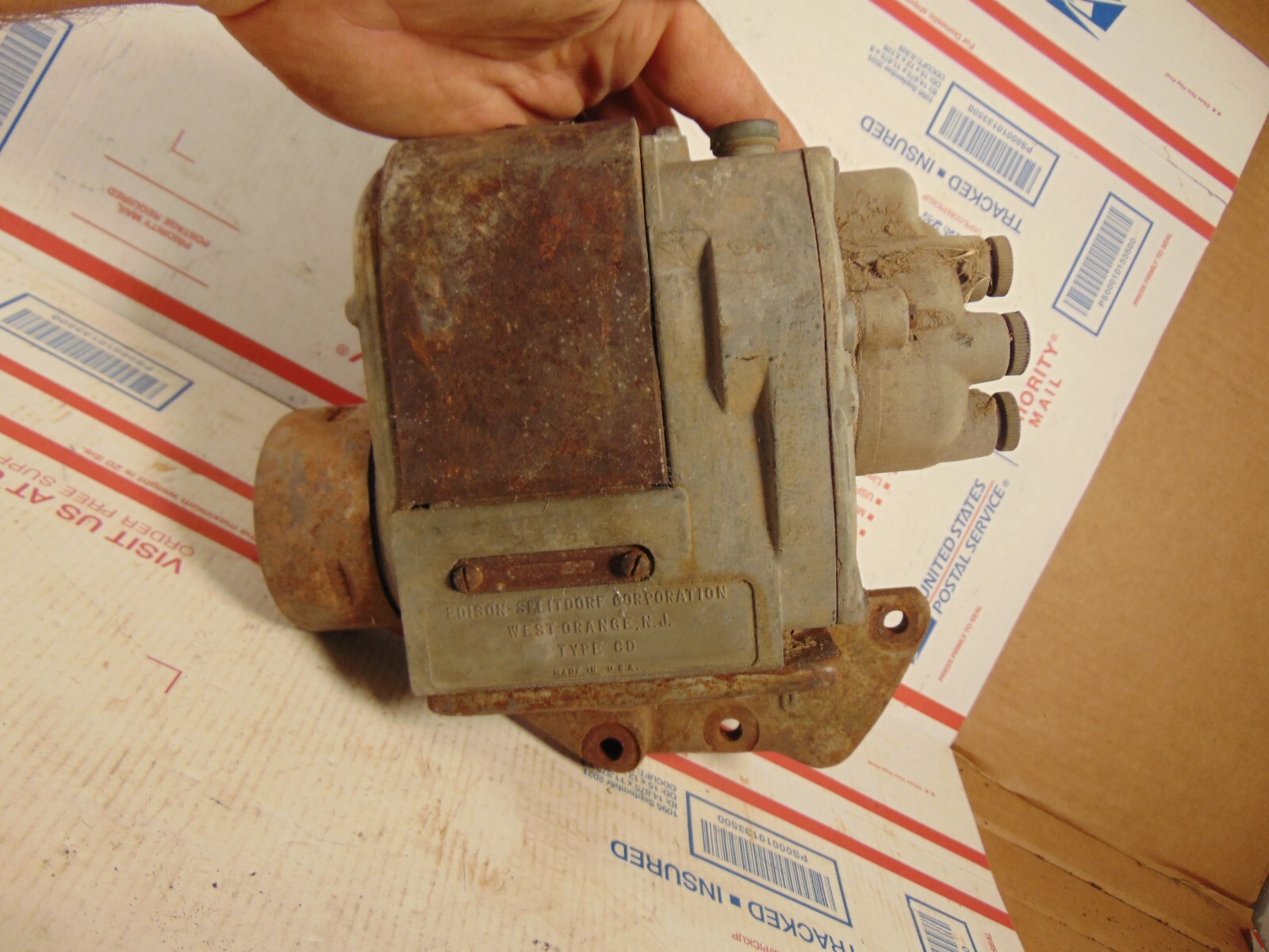 VINTAGE EDISON SPLITDORF TYPE CD F422 TRACTOR MAGNETO 6 CYLINDER ...