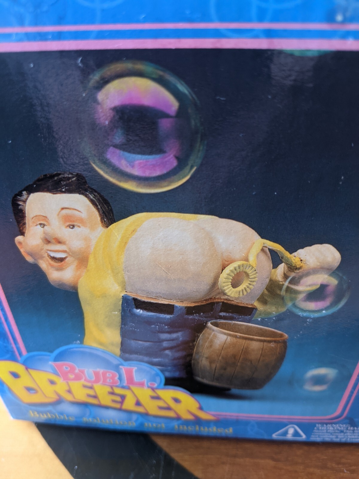 Gemmy Industries Bub L. Breezer Bubble Maker Fart Gag Gift Toy RARE ...