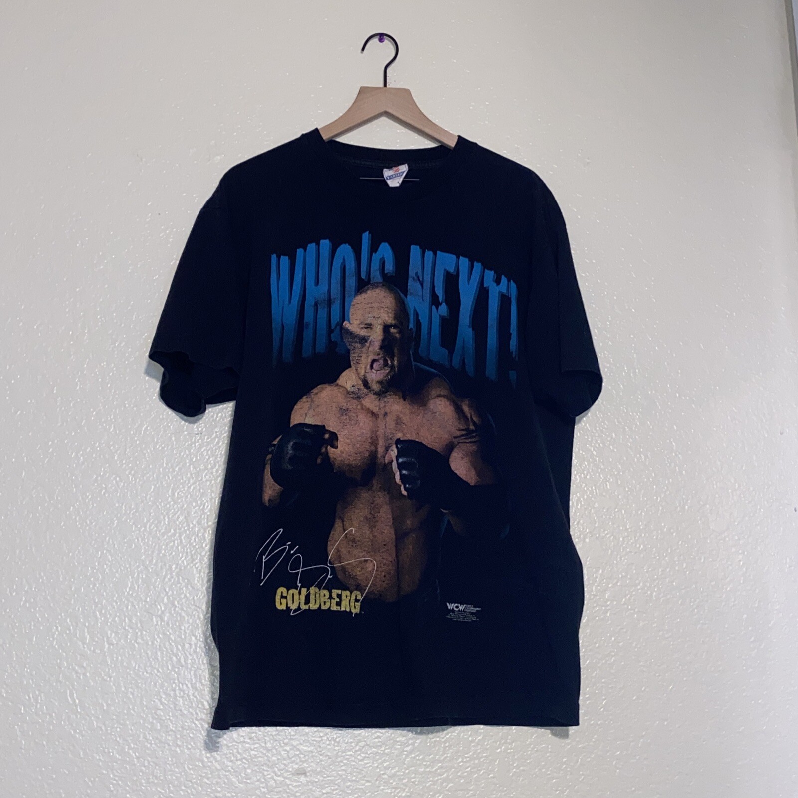 vintage 1998 Wcw Wrestling goldberg shirt - Gem