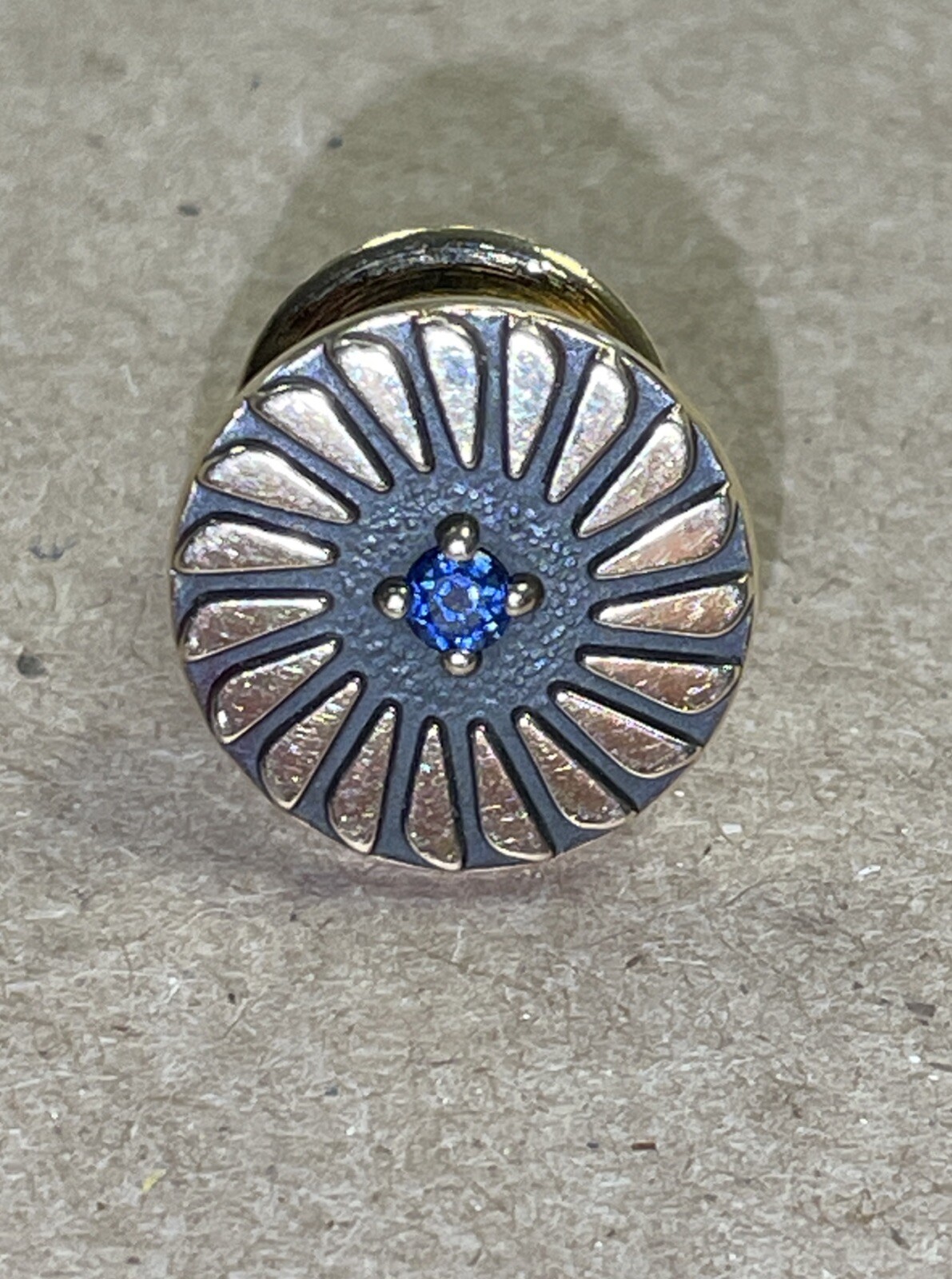 James Avery 14k Gold Pin Wheel Tie Tac with Alexandri… - Gem