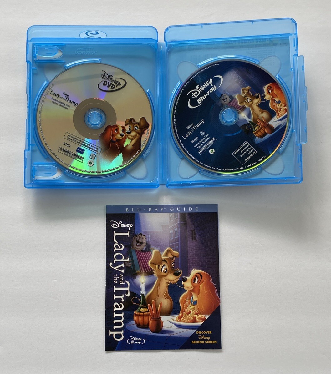 Lady and the Tramp (Blu-ray/DVD, 2012, 2-Disc Set, Diamond Edition ...