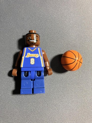 Lego Kobe Bryant Los Angeles Lakers #8 (Road Uniform) nba035 with ...
