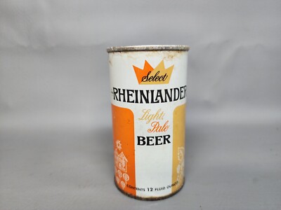 1963 RHEINLANDER ZIP TAB BEER CAN RHEINLANDER BREWING SEATTLE WA OPENED ...