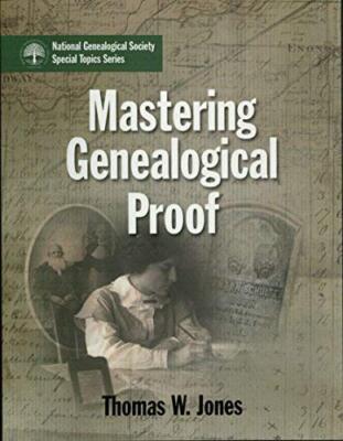 Mastering Genealogical Proof, Thomas W. Jones 9781935815075| eBay