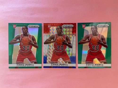 Tony Snell 3x Panini Prizm 2x Green & Red White Blue Refractor Rookie ...