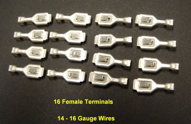Dodge Plymouth Mopar Female Wiring Terminals A B C E Cuda Roadrunner ...